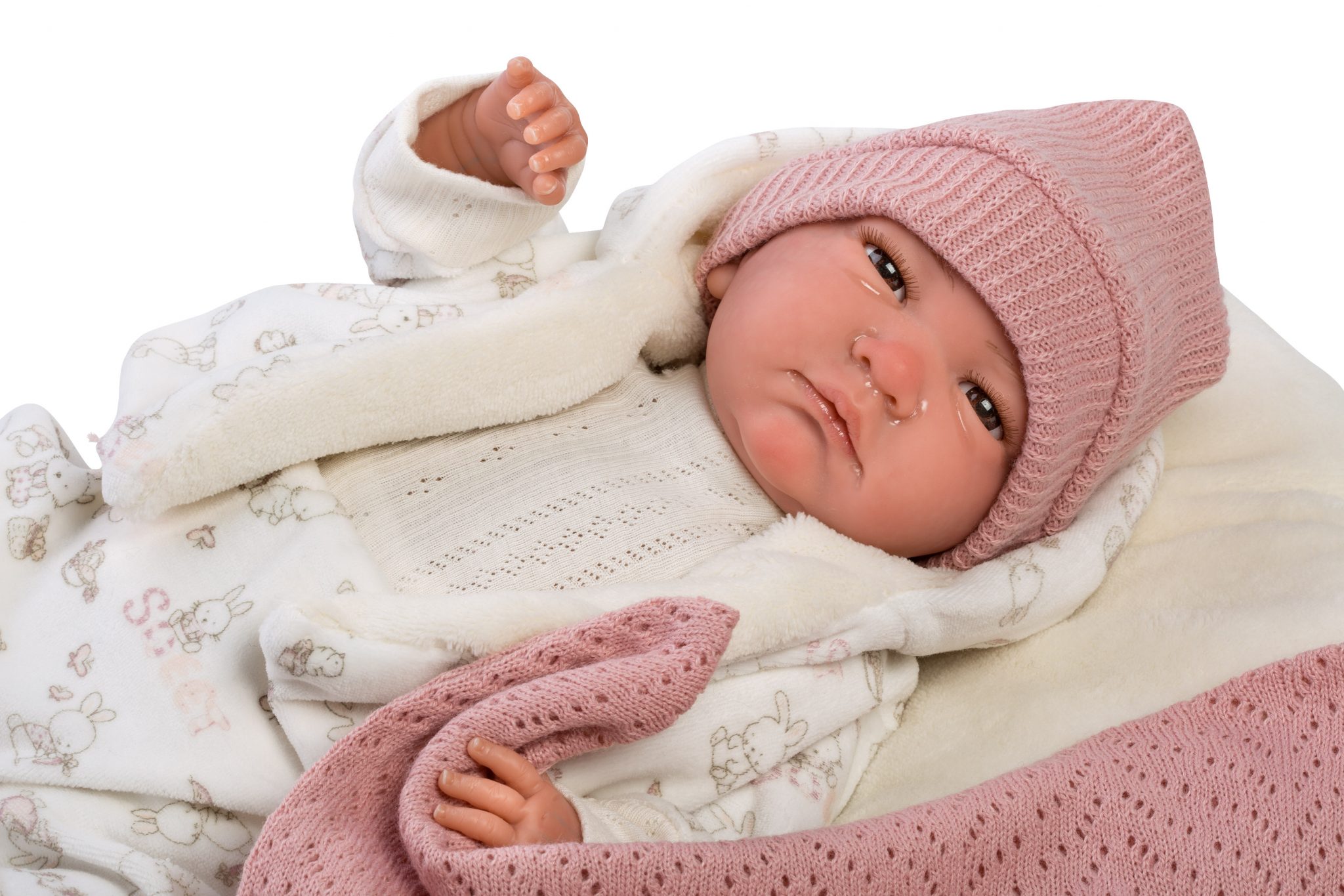 Llorens reborn baby levensechte babypop met kleding en kussen 42 cm ...